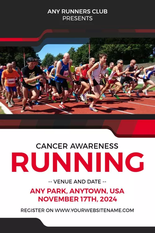 Free Running Flyer Templates - PhotoADKing