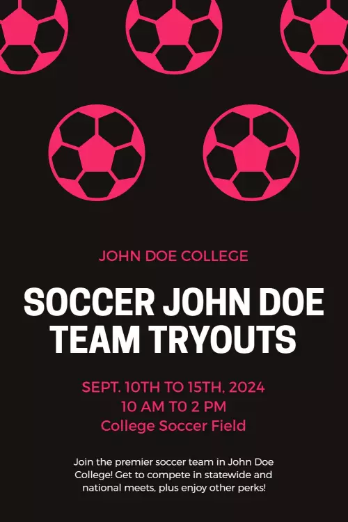 Free Soccer Flyer Templates - PhotoADKing