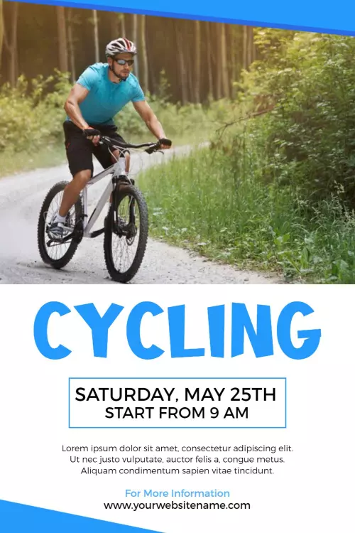 Free Cycling Flyer Templates - PhotoADKing