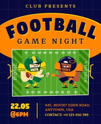 Customize Football Flyer Templates Online - PhotoADKing