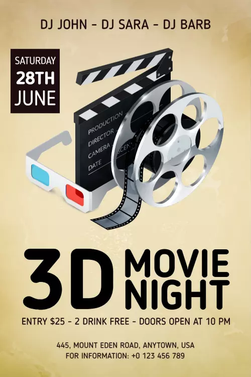 Free 3D Flyer Templates - PhotoADKing