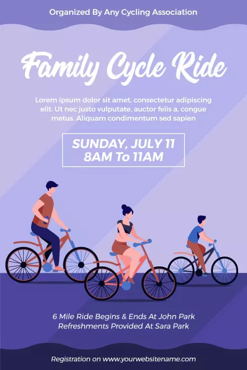 Free Cycling Flyer Templates - PhotoADKing