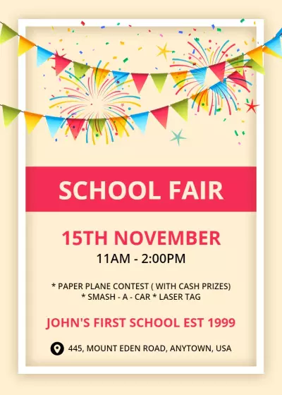 School Poster Templates | Customize & Download - PhotoADKing