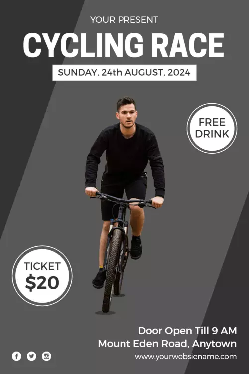 Free Cycling Flyer Templates - PhotoADKing