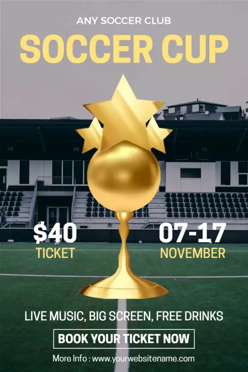 Free Soccer Flyer Templates - PhotoADKing